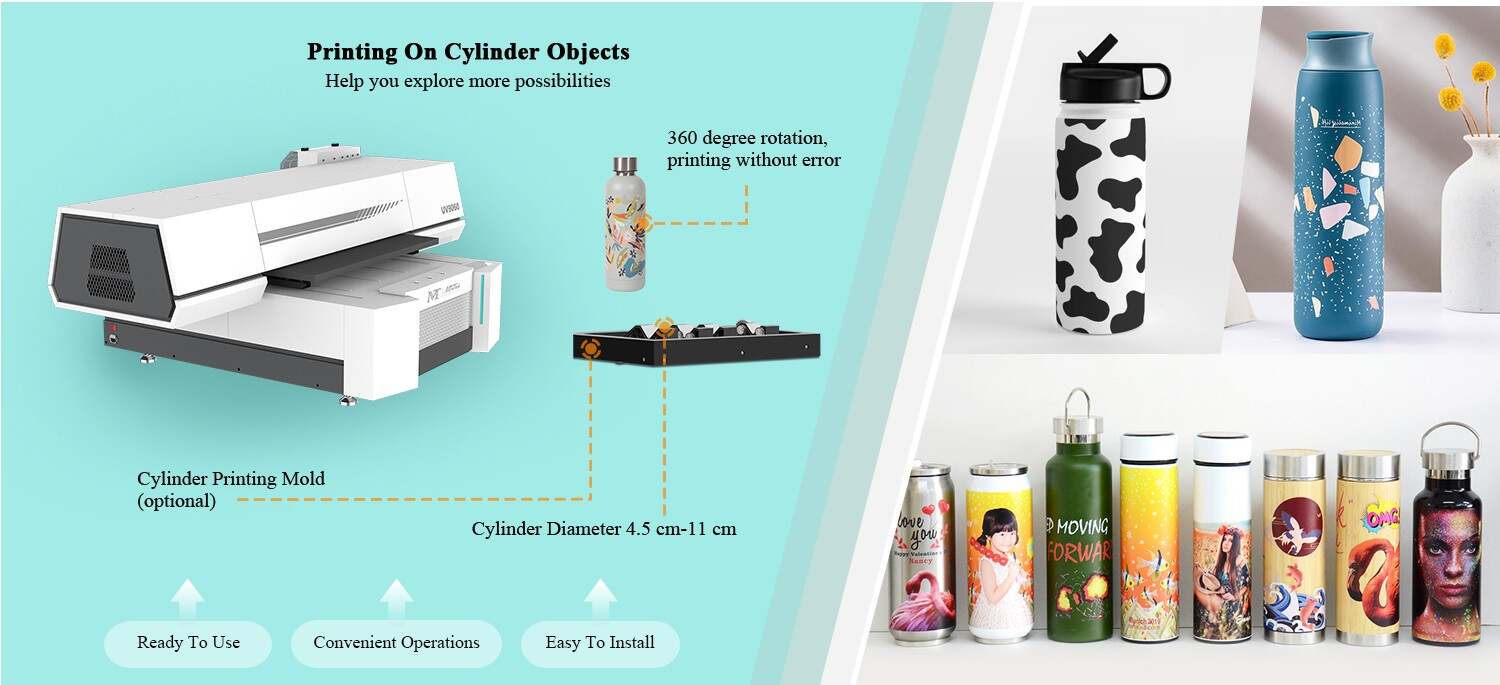 MTuTech Compact UV Printer 9060 for Promotional Items Printing