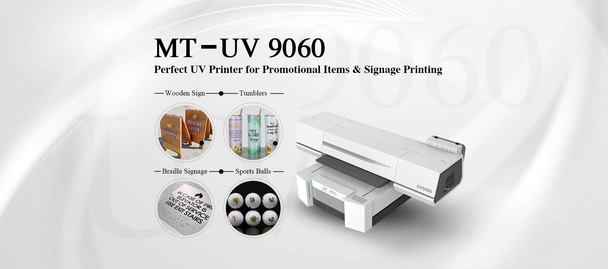 MTuTech Compact UV Printer 9060 for Promotional Items Printing