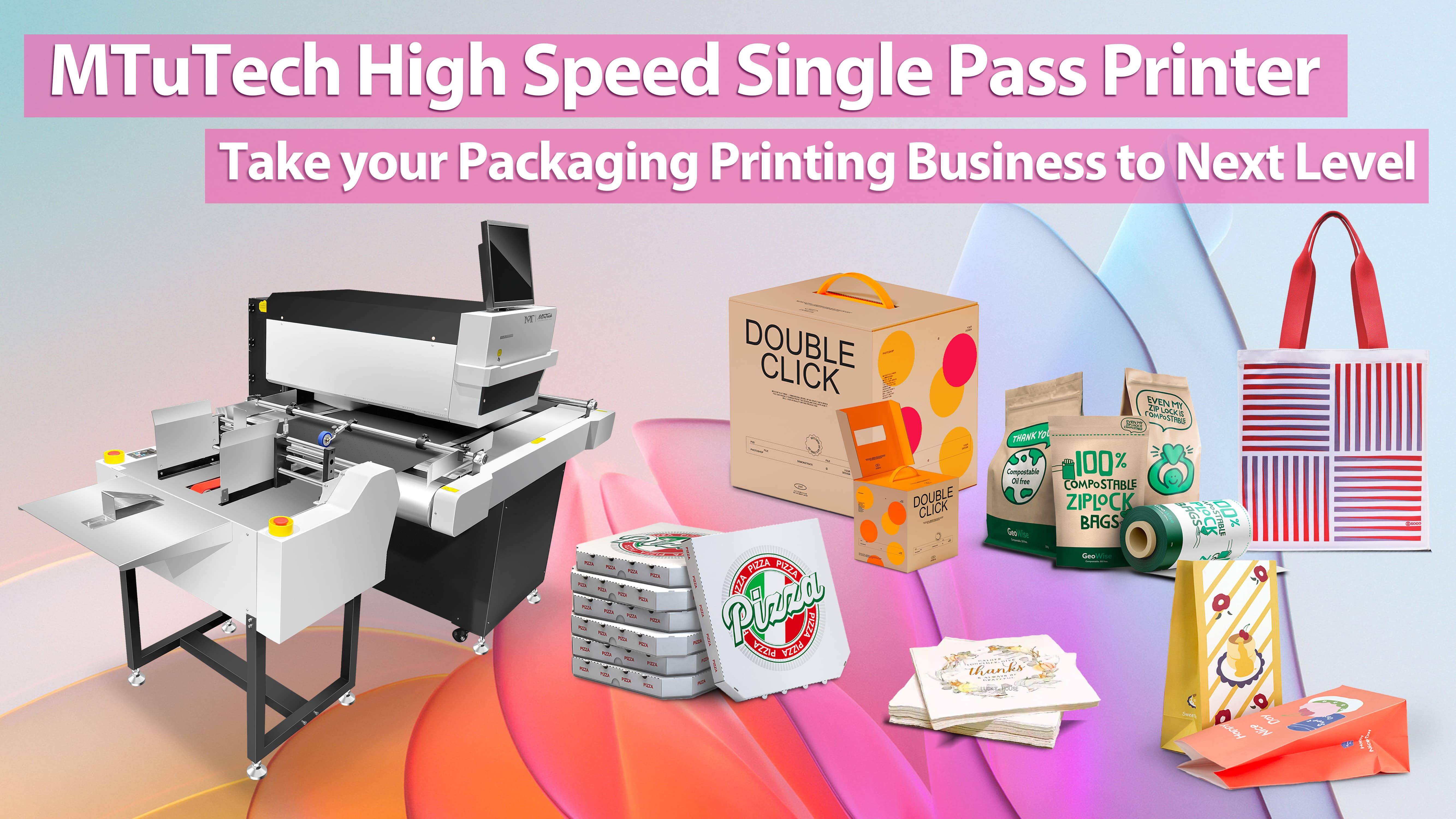 High Speed Single Pass Printer for Package Printing